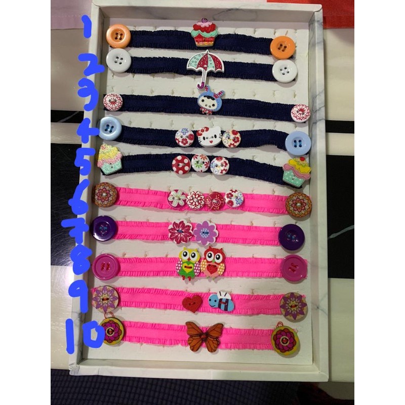 Elastic Ribbon Mask Extender with cute button | Shopee Malaysia