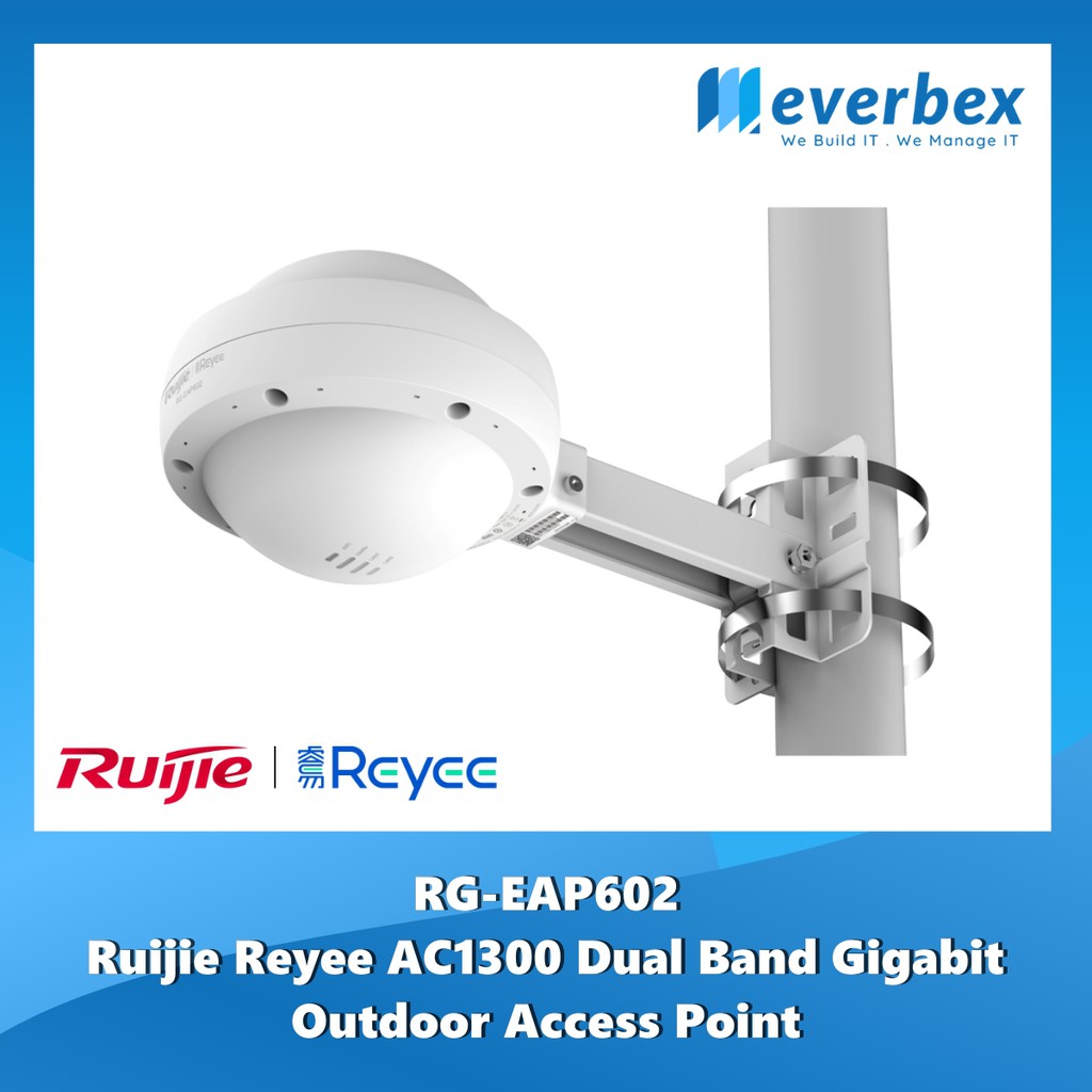 Ruijie Reyee RG-EAP602 AC1300 Dual Band Gigabit Outdoor Access Point ...
