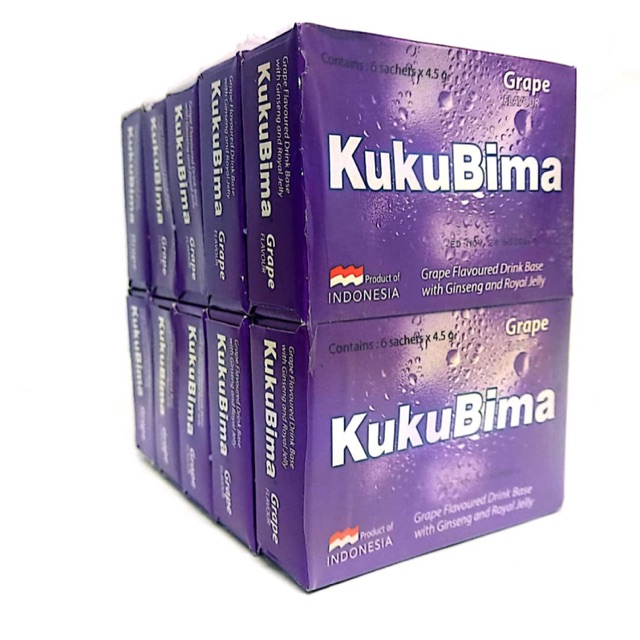 Kukubima Anggur 10 kotak(Boxes) Grape Kuku bima Ener-G1 royal jelly ...