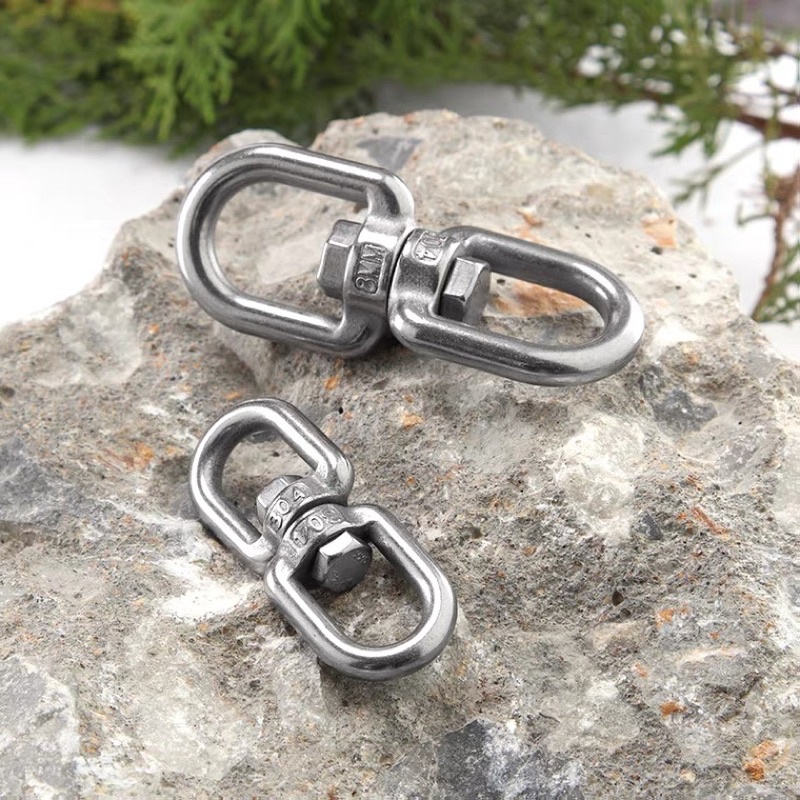 STAINLESS STEEL 304 SWIVEL CONNECTION SCREW LOCK CLIMBING GEAR ...