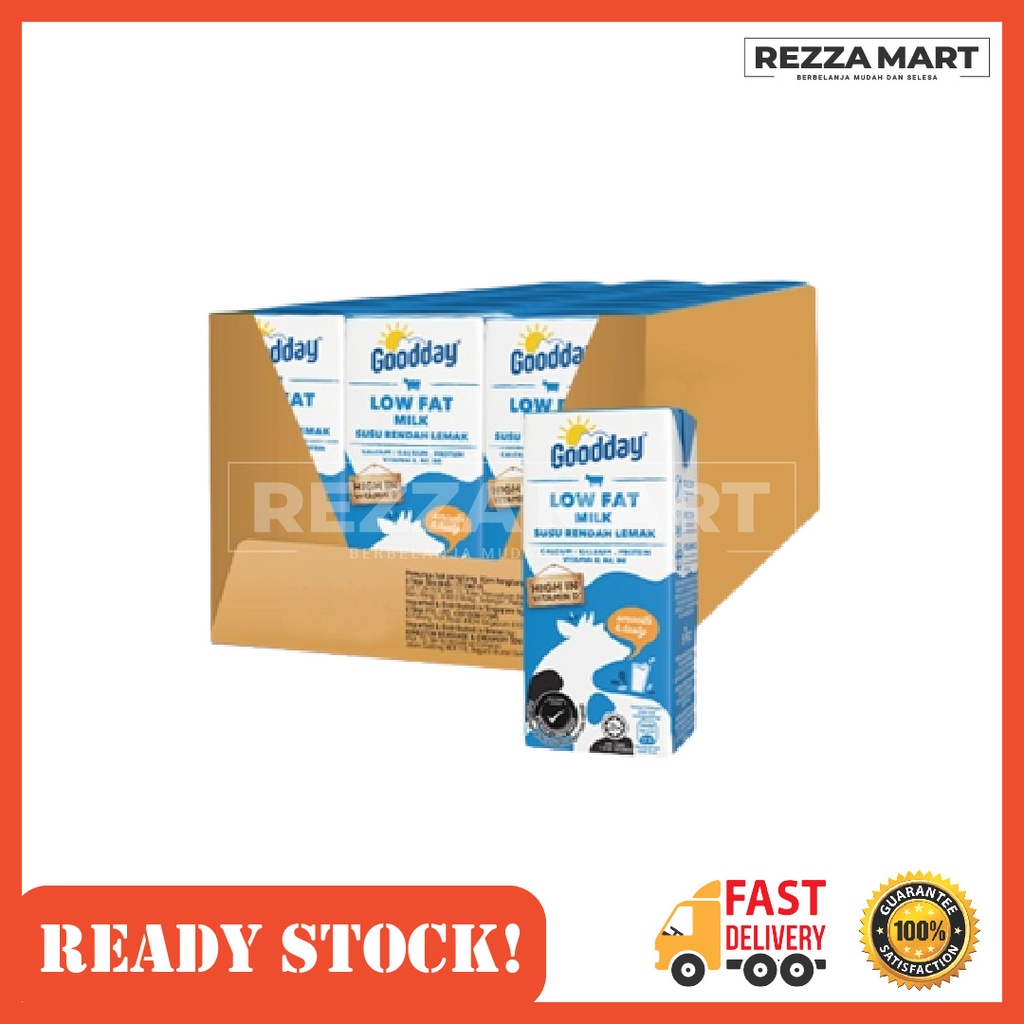 Goodday UHT Low Fat Milk 1 Carton (24 x 200ml) | Shopee Malaysia
