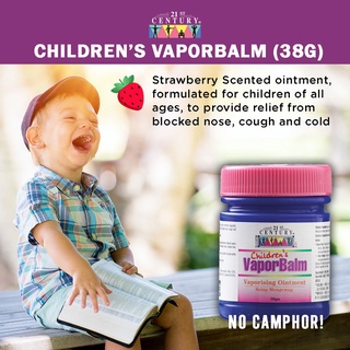 21ST CENTURY CHILDREN VAPORUB 38G | Shopee Malaysia