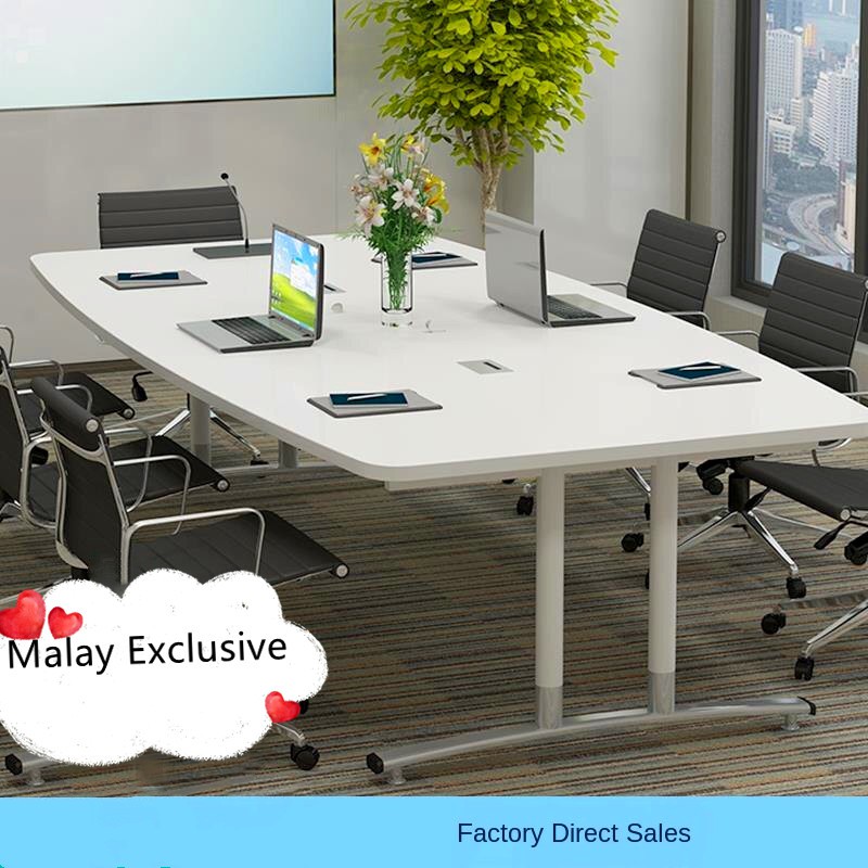 Oval Conference Table Long Table Simple Modern Office Furniture Long ...