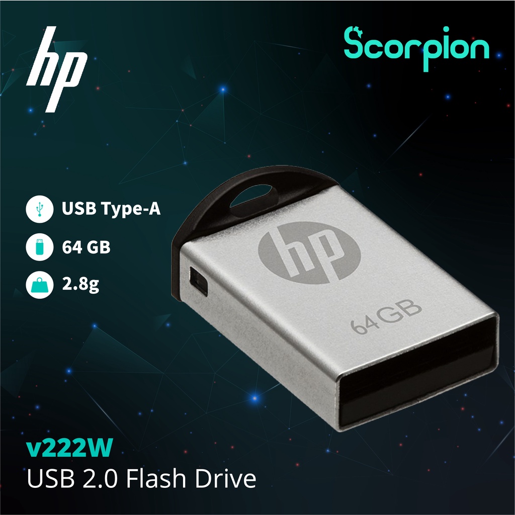 HP v222w USB2.0 Flash Drives-64GB | Shopee Malaysia