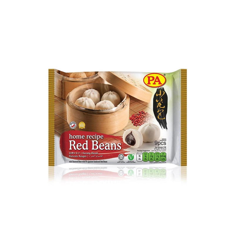 PA Mini Steam Bun - Red Bean (9pcs x 30gm) | Shopee Malaysia