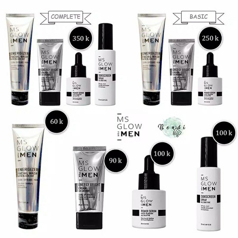 Ms GLOW FOR MEN + SUNSCREEN SPRAY | Shopee Malaysia
