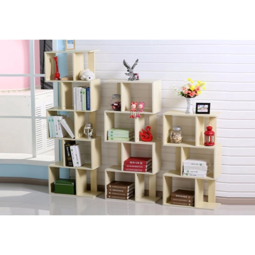 [READY STOCK] 4 Tier 2-Ways Wooden Storage Rack (Almond) | Shopee Malaysia