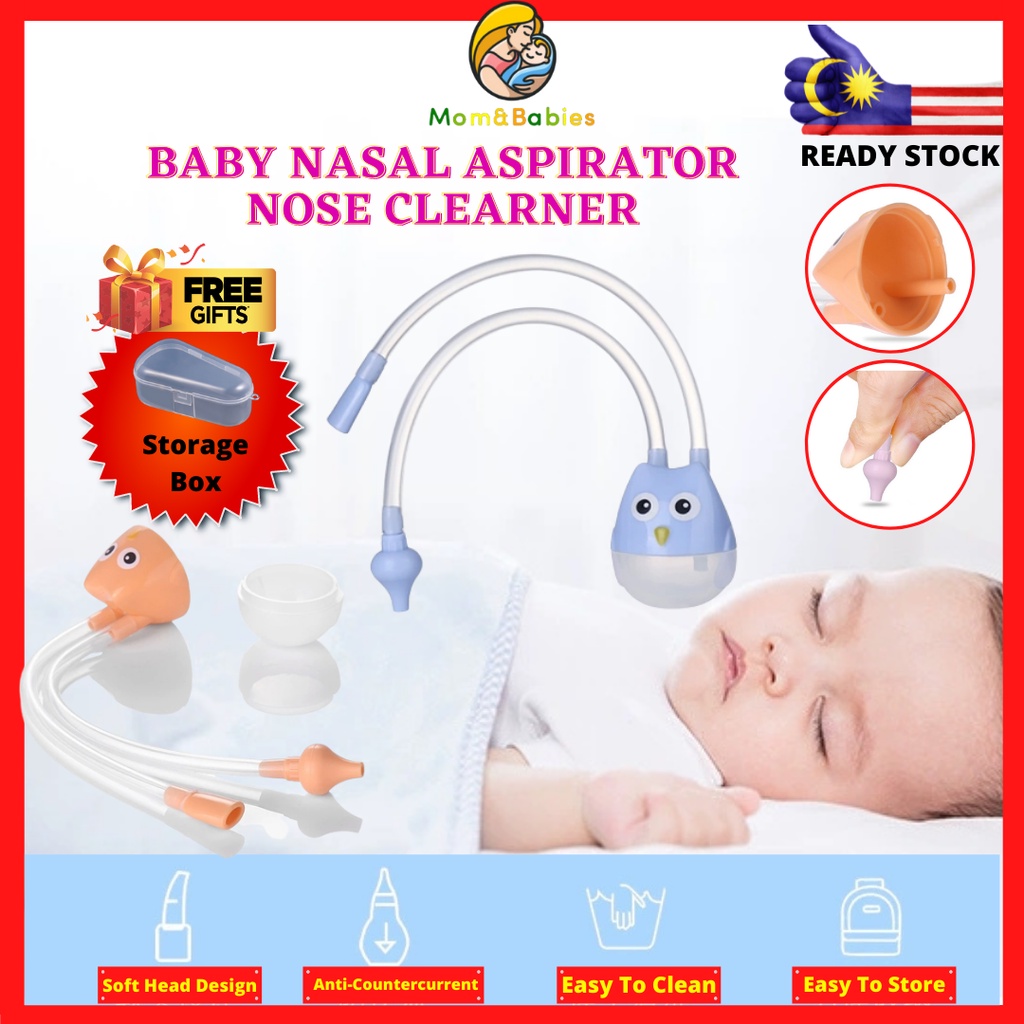 🇲🇾Momnbabies Baby Nasal Aspirator Nose cleaner Nose Sucker Booger ...