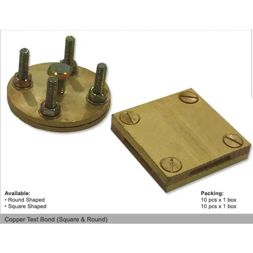 COPPER TEST BOND 5/8" / LIGHTNING / HARRESTER / USE FOR COPPER TAPE # ...