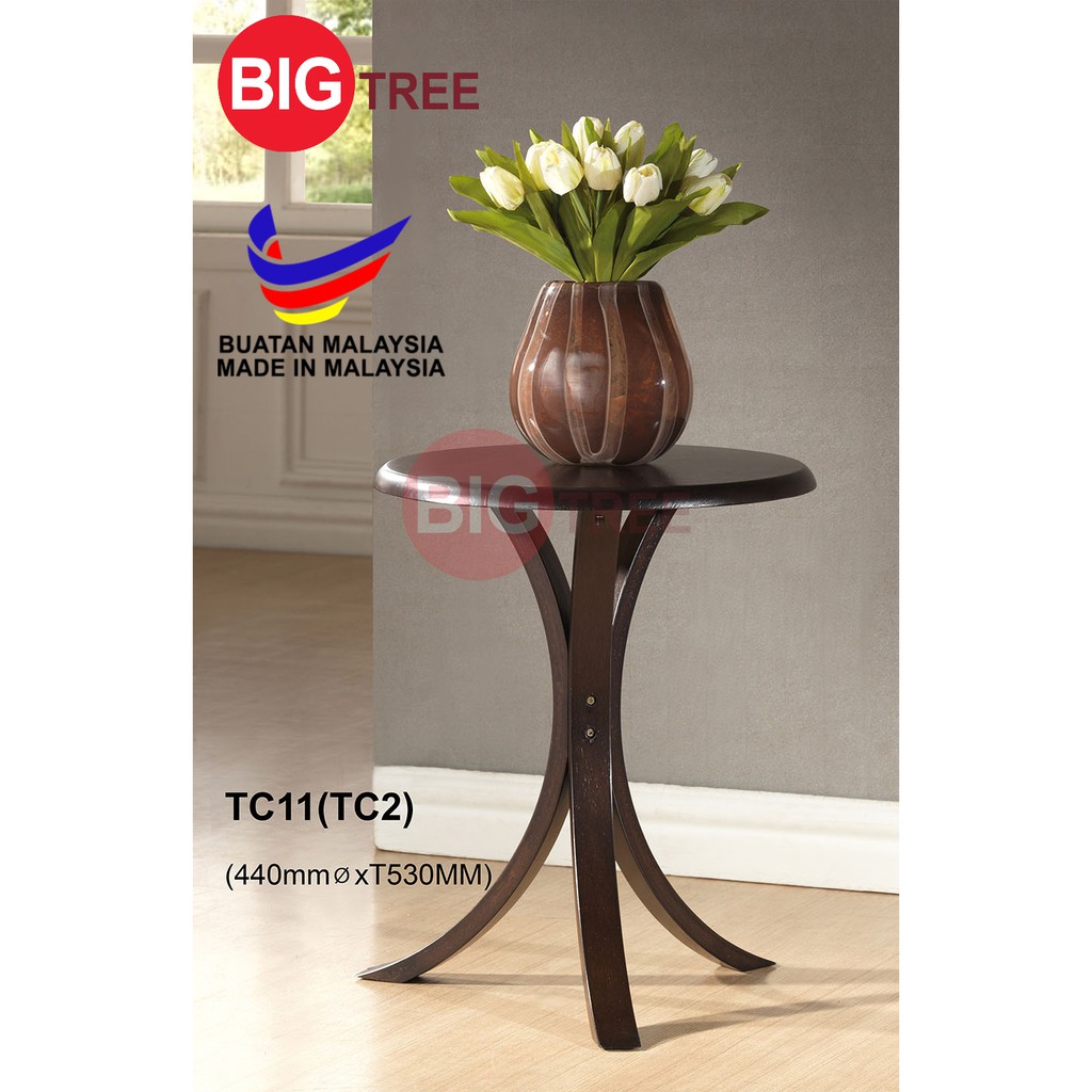 Big Tree Wooden Telephone Console / Round Console / Side Console / Meja ...