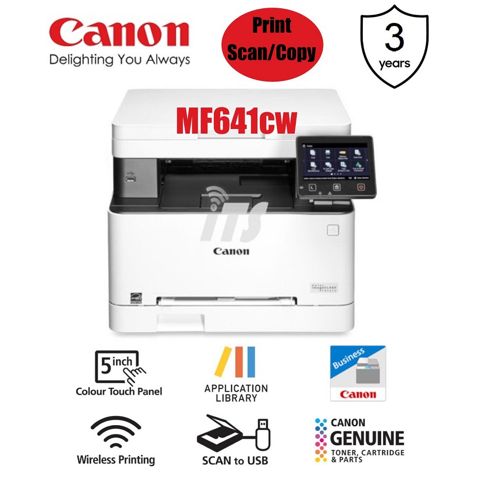 Canon imageCLASS MF641cw Color Laser Printer (Print/Scan/Copy/Wireless ...