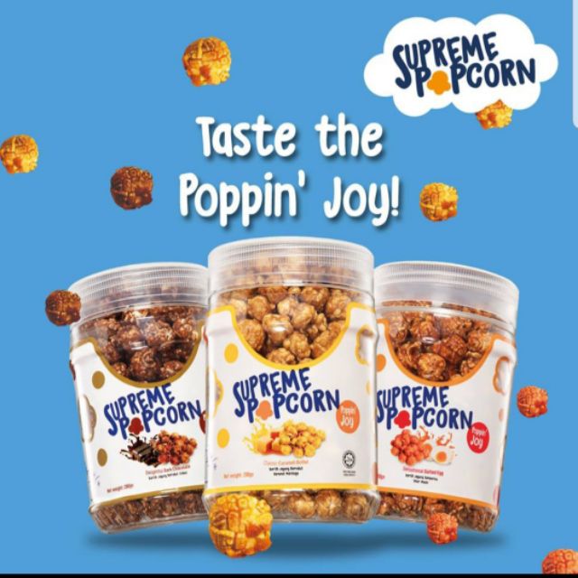 Supreme Popcorn Caramel / Chocolate 240g | Shopee Malaysia