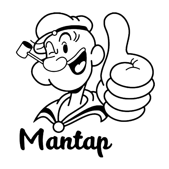 popoye mantap car stiker decal | Shopee Malaysia