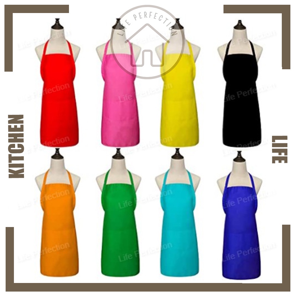 Apron Kitchen Cotton Aprons Chef Waterproof Cotton Apron Barber Kitchen ...