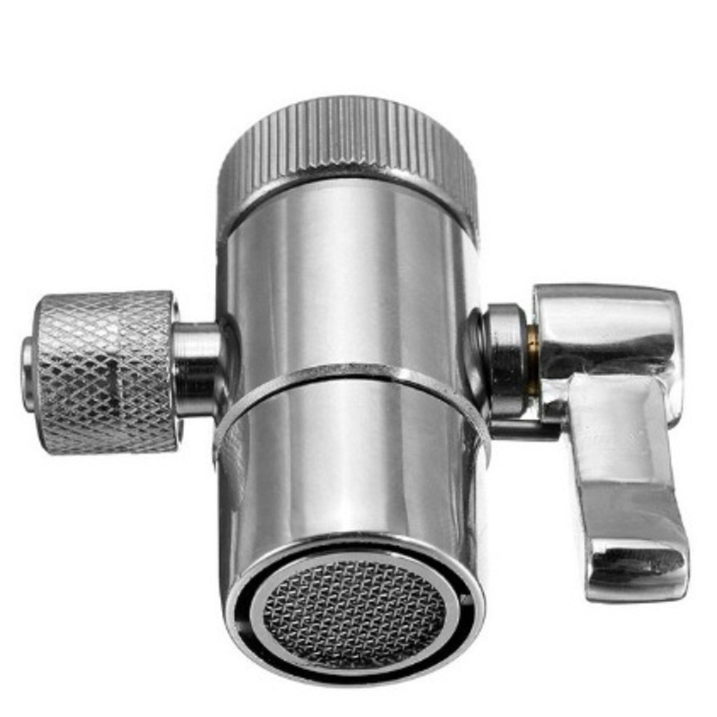 Water Filter 1 Way & 2 Way Faucet Adapter Divertor Valve 1/4" | Shopee ...