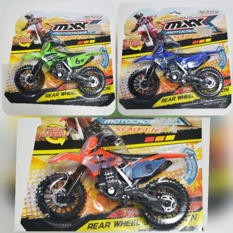 READY STOCK!!! MXX MOTORCROSS TWIST HANDLE MODEL KIT TOYS MOTORCYCLE ...