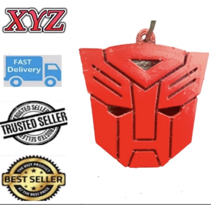 Transformers Autobots Red Logo Keychain (100% Ready Stock Fast Postage ...