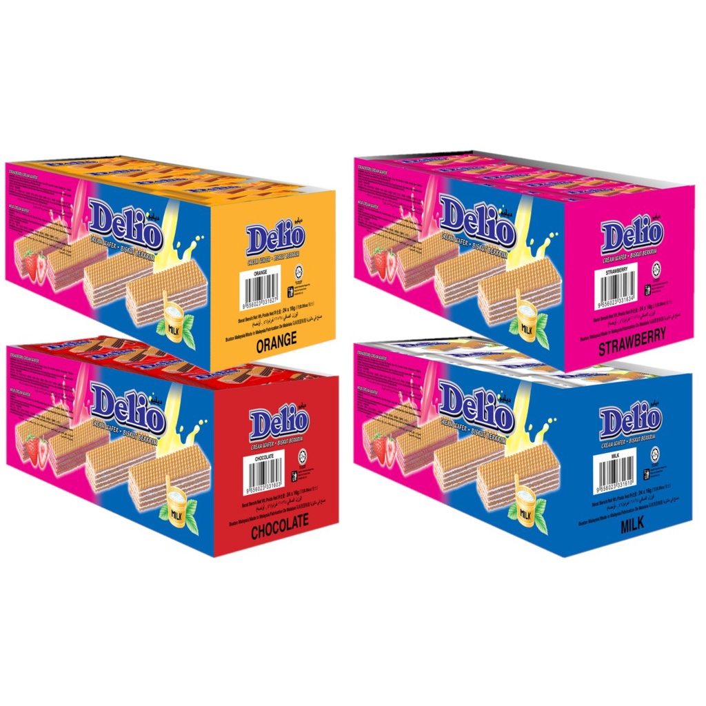 DELIO CERAM WAFER (16g X 24 pcs) | Shopee Malaysia
