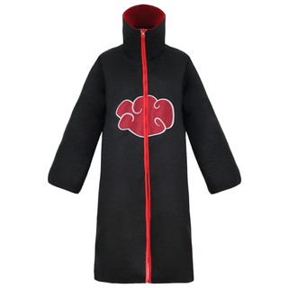 Akatsuki Cape stand collar/Hooded Cloak Robe Uchiha Itachi Tobi obito ...
