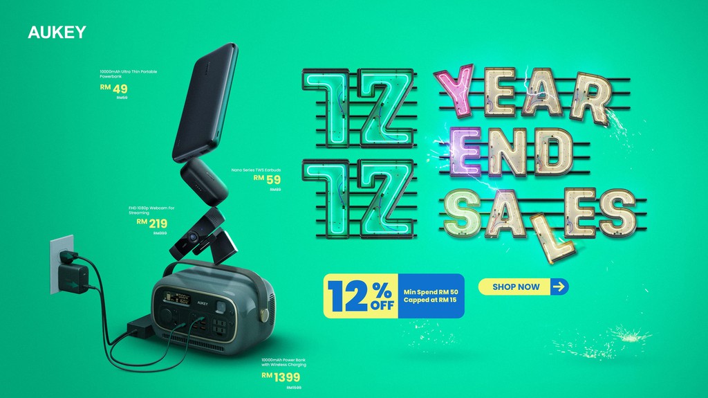 Aukey Official Store, Online Shop | Shopee Malaysia