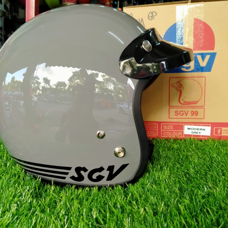 SGV HELMET SG99 MODERN GREY SPECIAL EDITION | Shopee Malaysia
