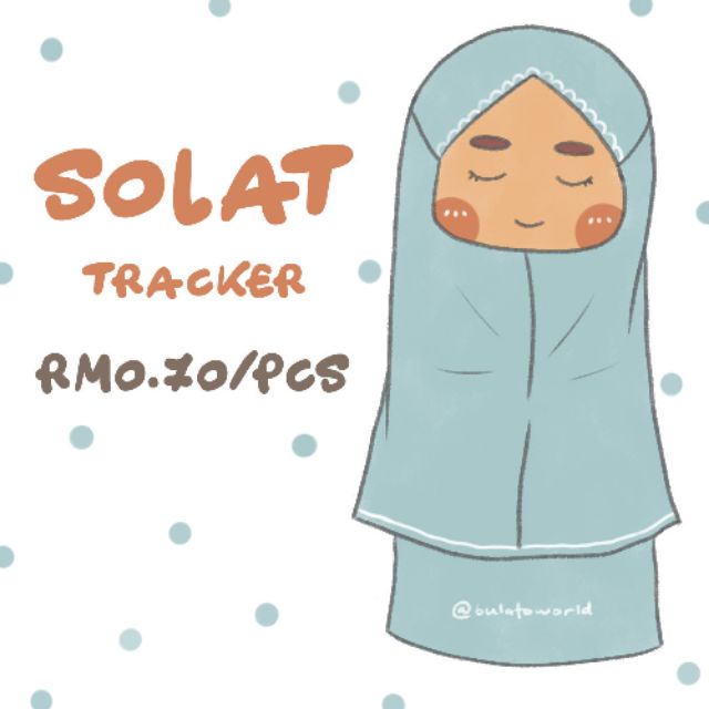 Solat Tracker Planner/Bullet Journal Sticker (BULATOWORLD) | Shopee ...