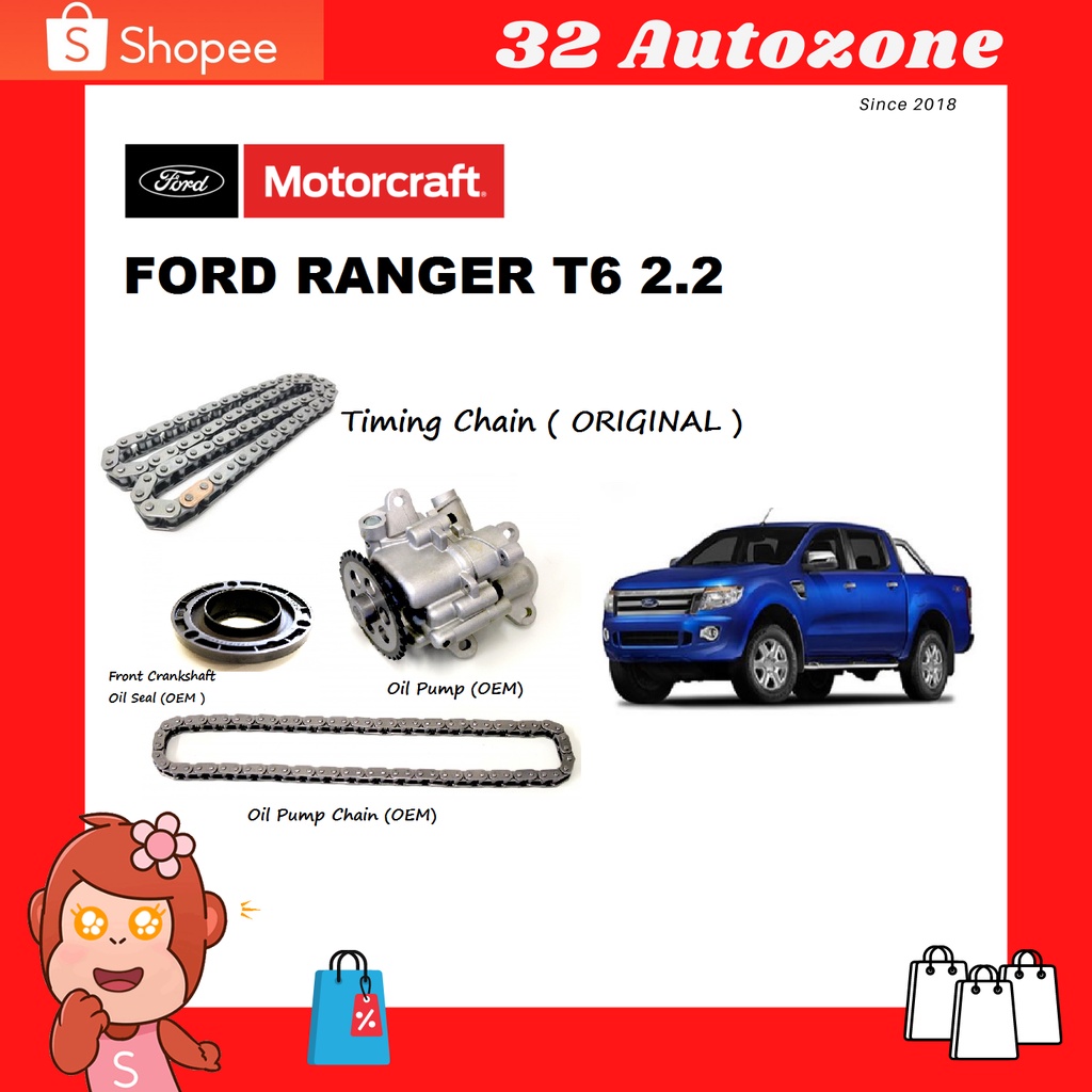 Ford Ranger T6 2.2 Timing Chain (ORIGINAL), Oil Pump (OEM) Oil Pump ...