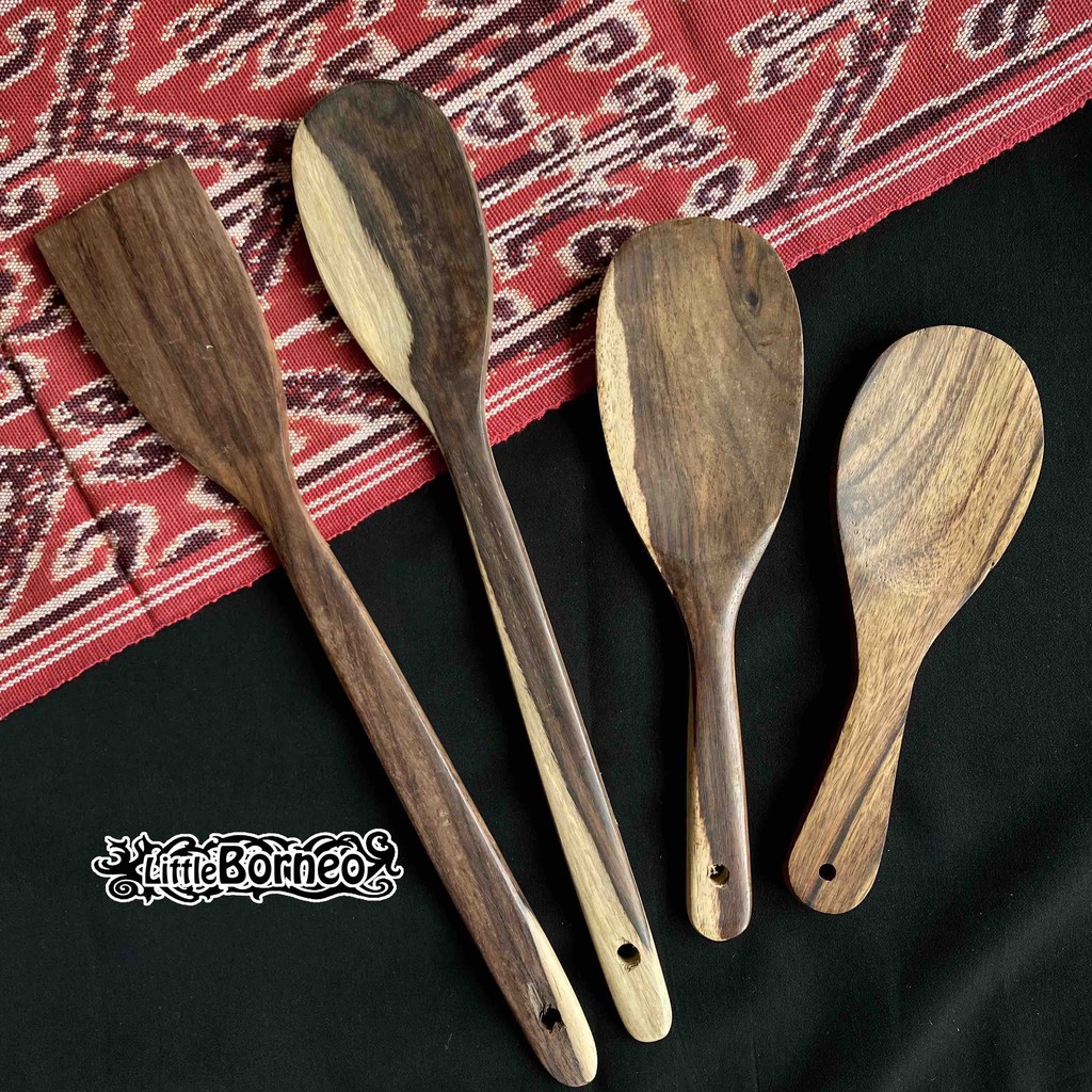 Sudip/ Senduk Nasi Kayu Sono - Sono Wood Cooking Utensils - Sono Spoon ...