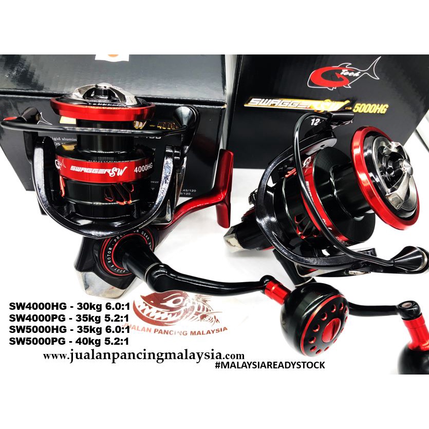 GTECH 2021 NEW MODEL SWAGGER SW SALTWATER JIGGING LIMITED EDITION REEL ...