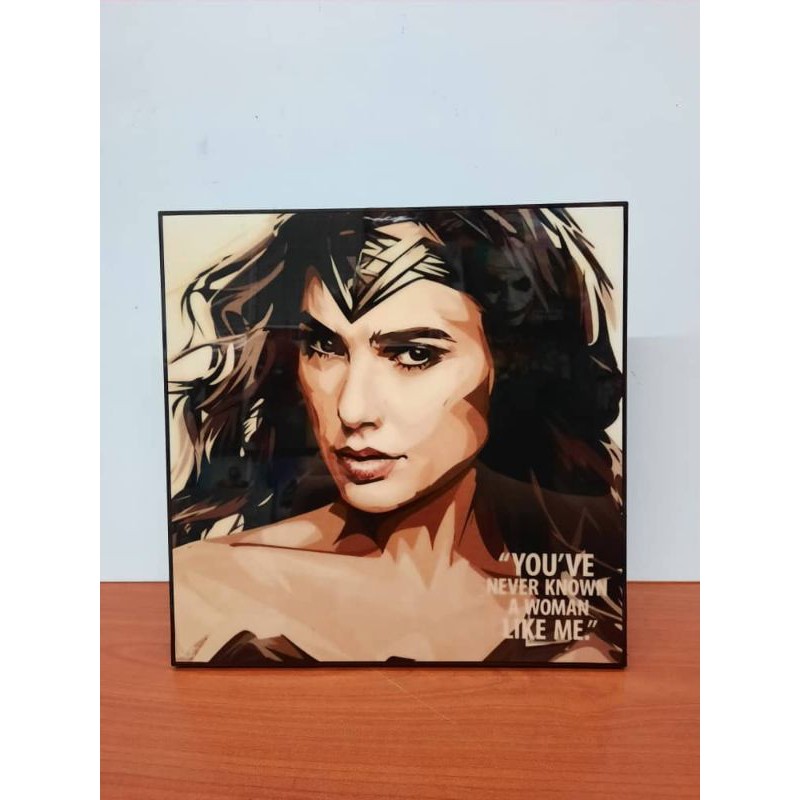 Wonder Woman Frame Plaque | Shopee Malaysia