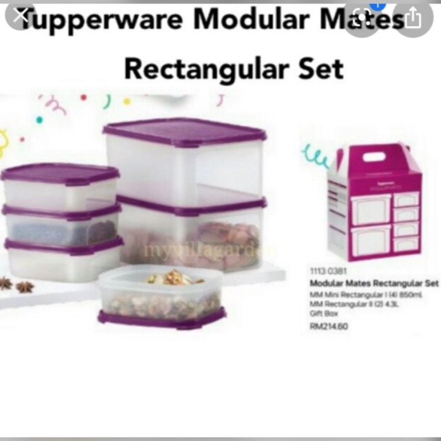 RECTANGULAR MODULAR MATES SET | Shopee Malaysia