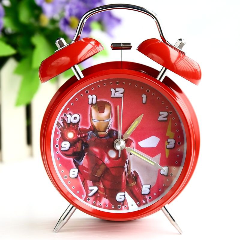 Alarm clock Iron Man Captain America Avengers Marvel Cartoon Children ...
