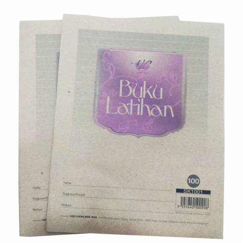 Single Line Note Book 100 Pages (Per Pack 10PCS) Buku Latihan Single ...