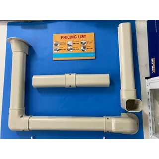 REFRIGERATION PIPE PVC CASING DUCT TRUNKING JOINT CONNECT CEILING CAP ...