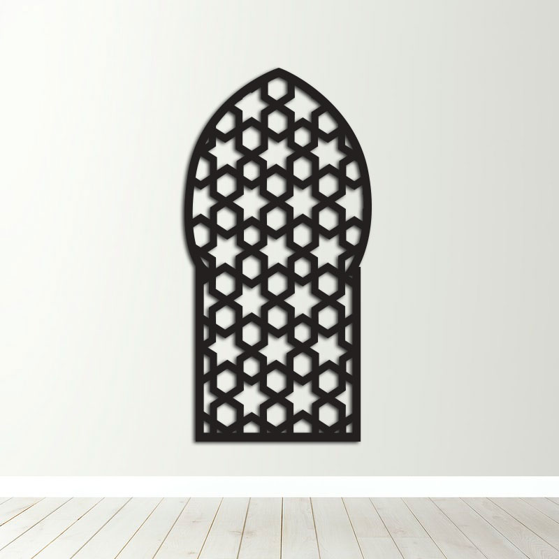 3D Islamic Pattern Cut Out Wall Art Kubah Mihrab Kerawang Islamic ...