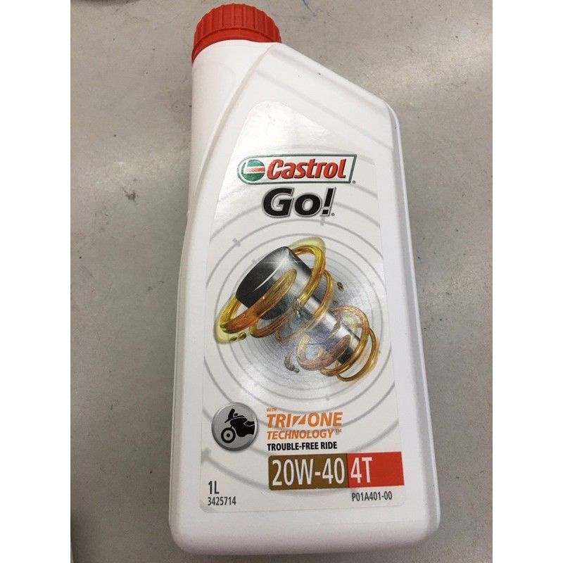 Castrol 4T GO 20W40 4T 1L 100% ORIGINAL | Shopee Malaysia