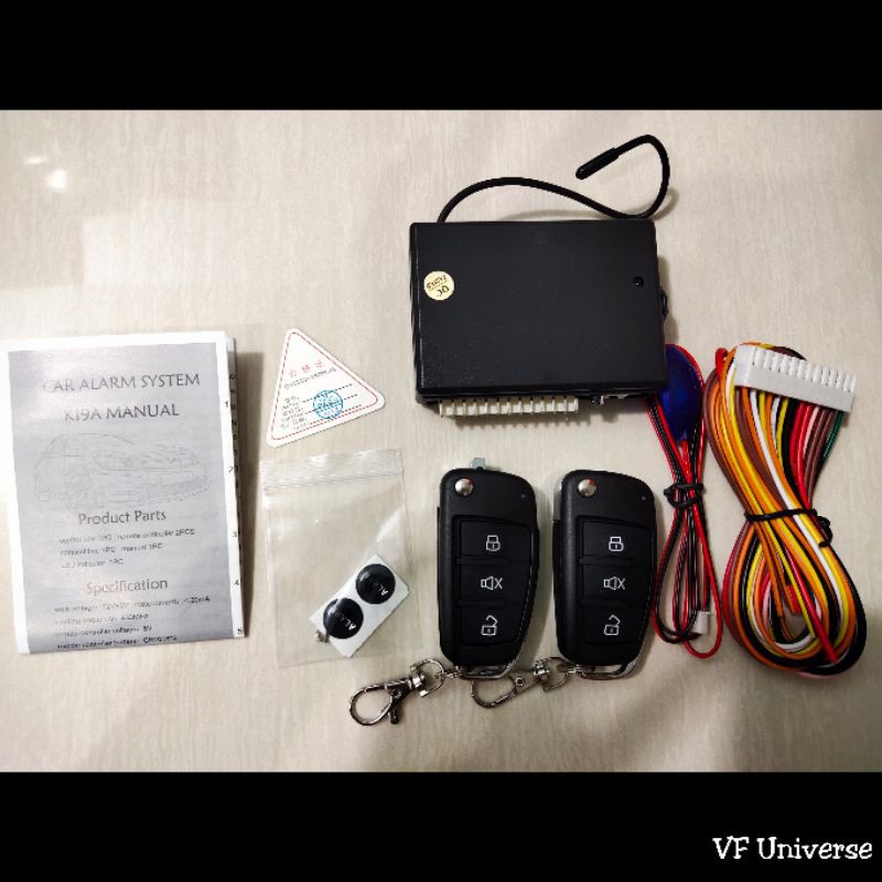 Keyless Entry System (remote plus key) | Shopee Malaysia