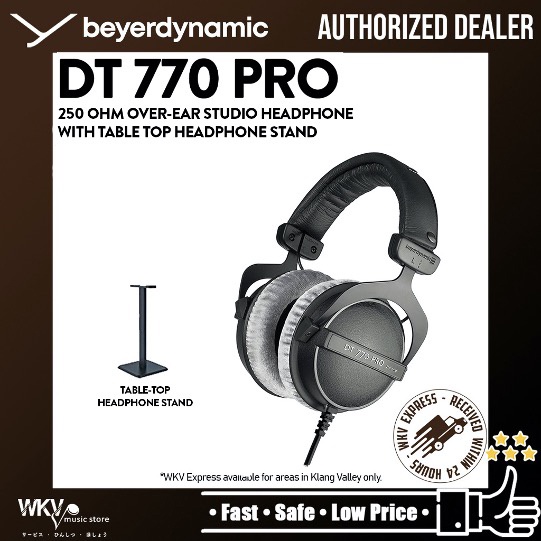 Beyerdynamic DT 770 PRO 250 Ohm Over-Ear Studio Headphones w/Table Top ...