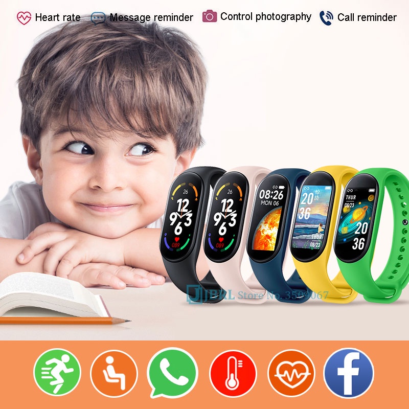 POSHI Kids Smart Watch Boys Girls Sport Children Smartwatch Heart Rate Smart Clock Child Fitness ...