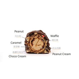 Korea Samjin X-5 Chocolate Peanut Crunch Bar (Original Flavour) (36g ...