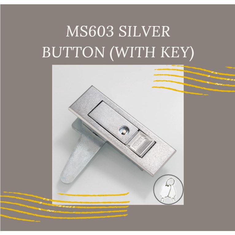 MS603 Push Button Panel Lock c/w Key | Shopee Malaysia