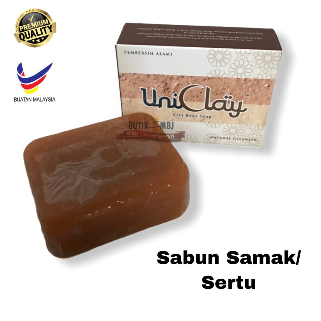 Sabun Samak Sertu Taharah UniClay 100g (READY STOCK) | Shopee Malaysia