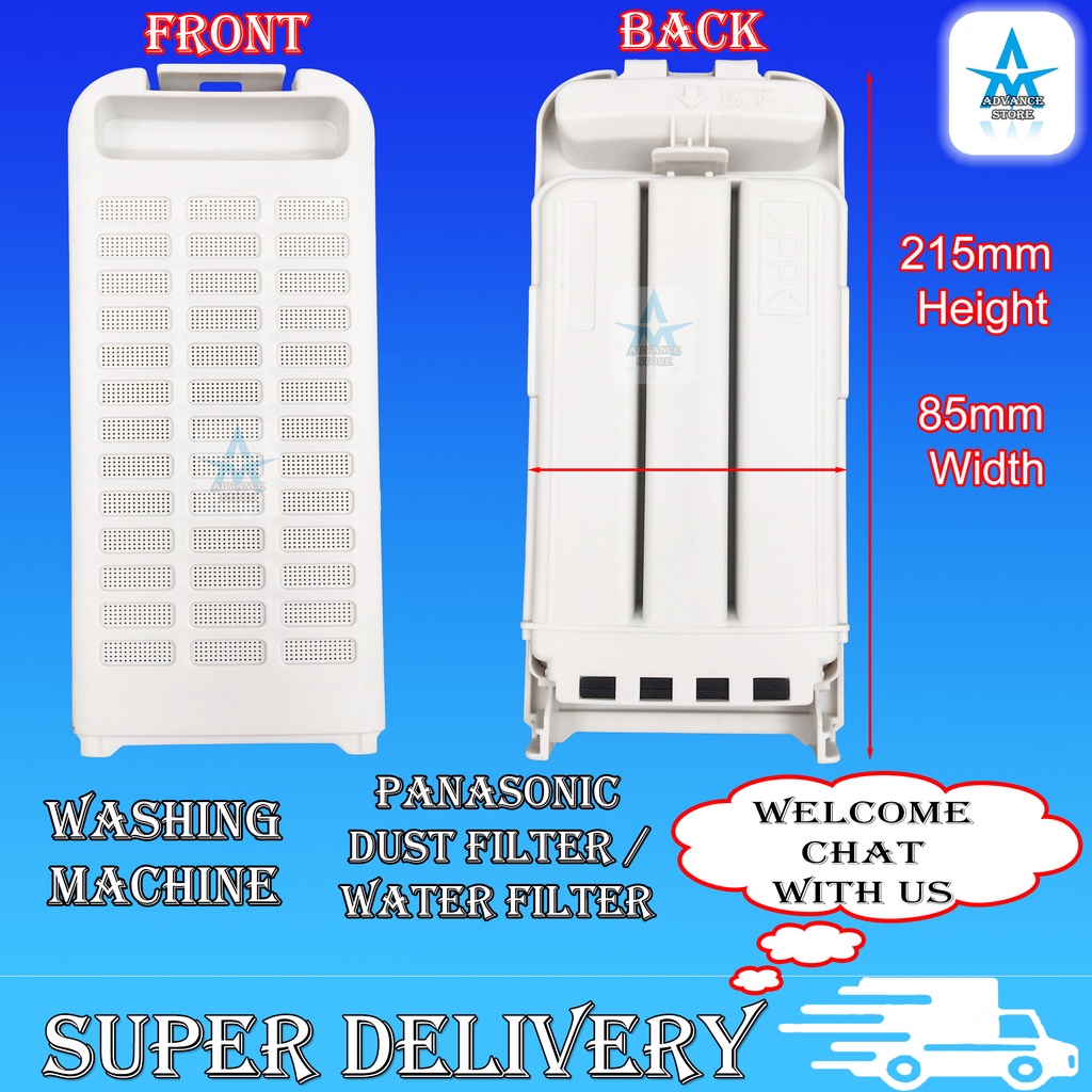 PANASONIC WASHING MACHINE DUST WATER FILTER LINT MAGIC FILTER NA-F100A1 ...