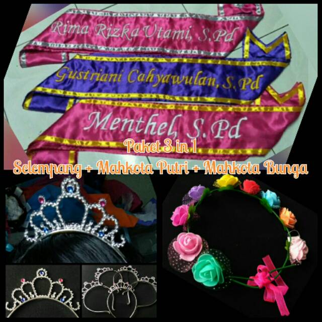 Package Of 3 in 1 Graduation Sling And Crown Graduation | Shopee Malaysia