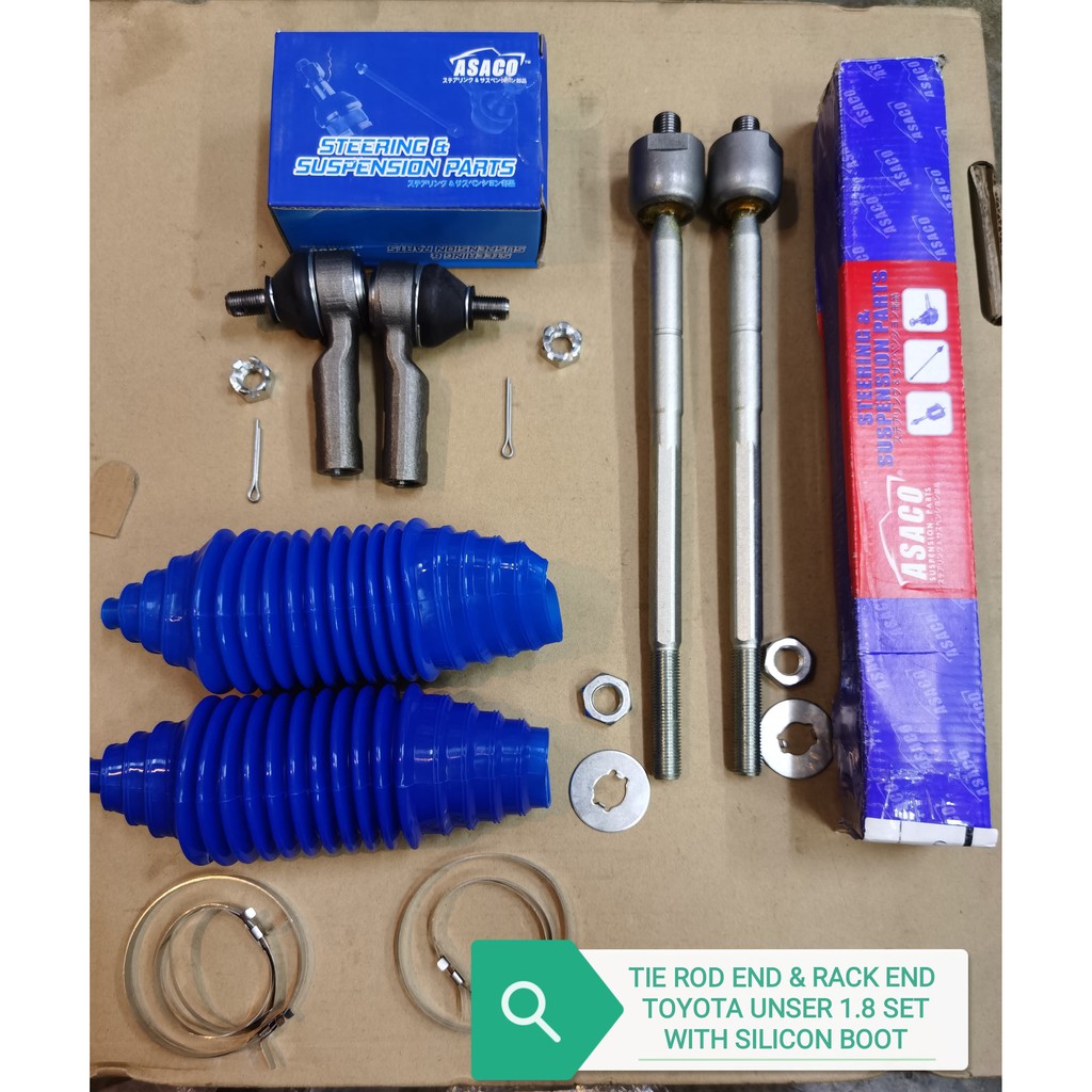 TOYOTA UNSER 1.8 TIE ROD END & RACK END SET WITH BOOT | Shopee Malaysia