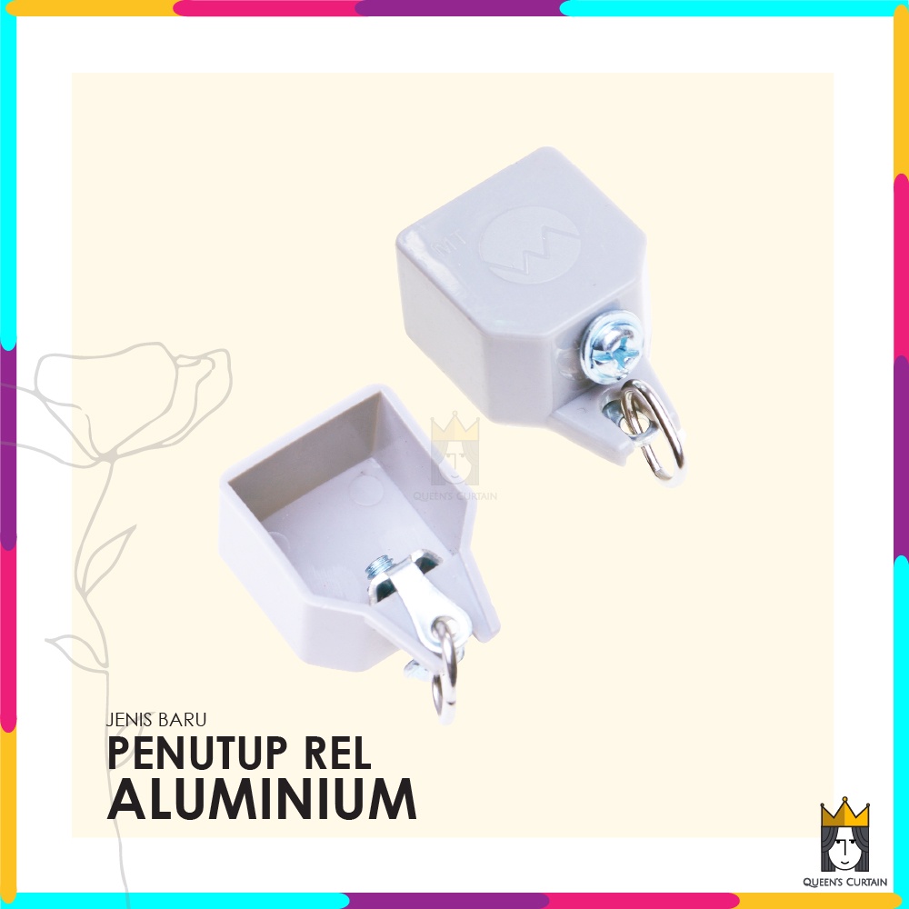 Penutup Rel Aluminium Jenis Baru (End Cap For New Styled Aluminium Rail ...