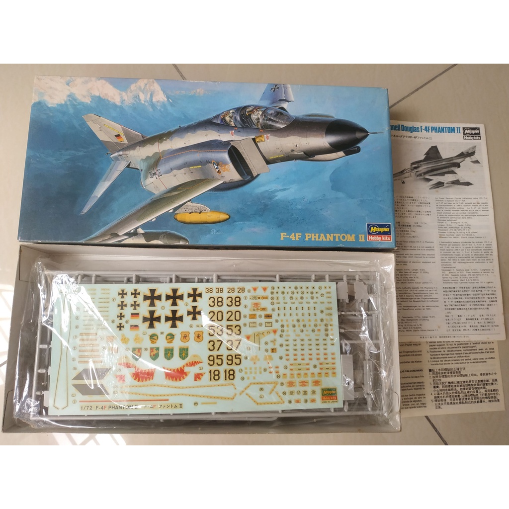 Hasegawa 1 72 F 4f Phantom Ii Shopee Malaysia