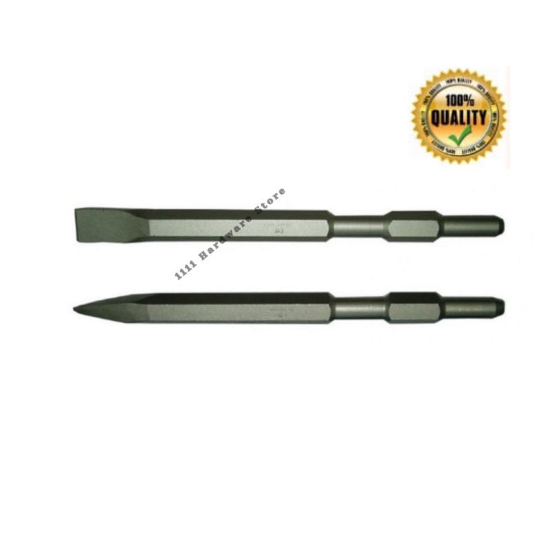 17 X 280MM / 17 X 350MM ELECTRIC DEMOLITION HAMMER CHISEL BIT / HACKER ...