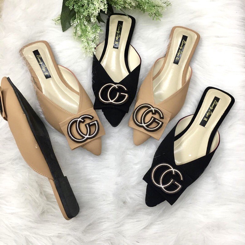 Instock)GC Women Pump Shoes Lady ootd Sandal | Shopee Malaysia