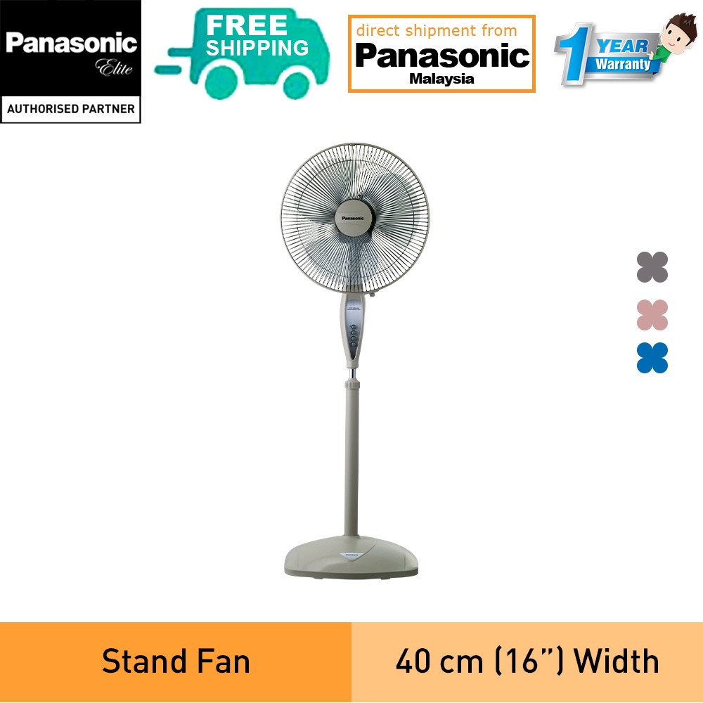 Panasonic Stand Fan 3-Speed On/Off (16") F-MX405 | Shopee Malaysia